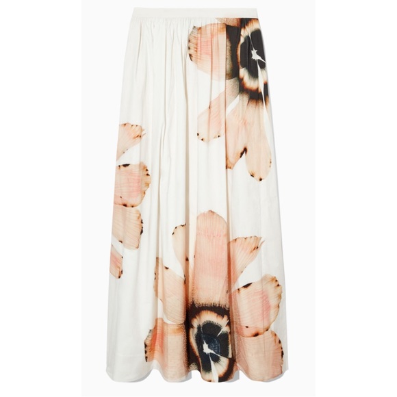 COS | Skirts | Cos Floralprint Beaded Maxi Skirt Nwt | Poshmark